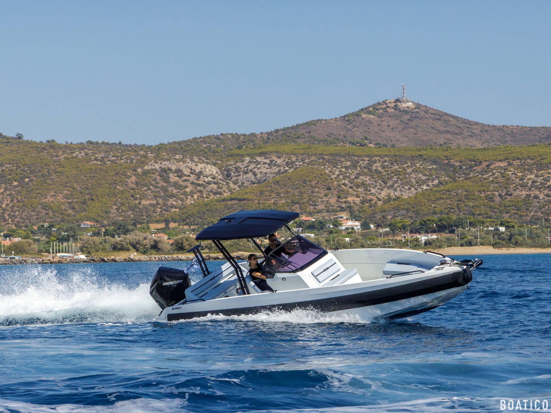 Rent motor boat Iron Hawke in Greece – BOATICO Yacht Charter